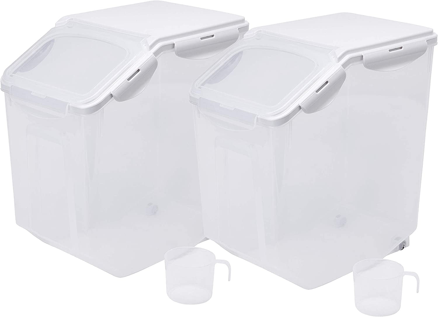 HANAMYA 15 Liter / 30 lbs Rice Storage Container with Measuring Cup ...