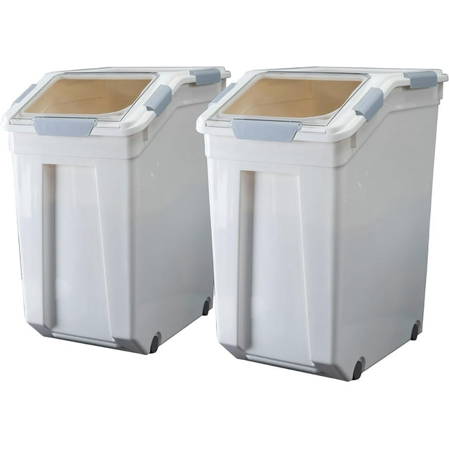 HANAMYA 33 Liter / 50 lbs Rice Storage Container with Measuring Cup ...