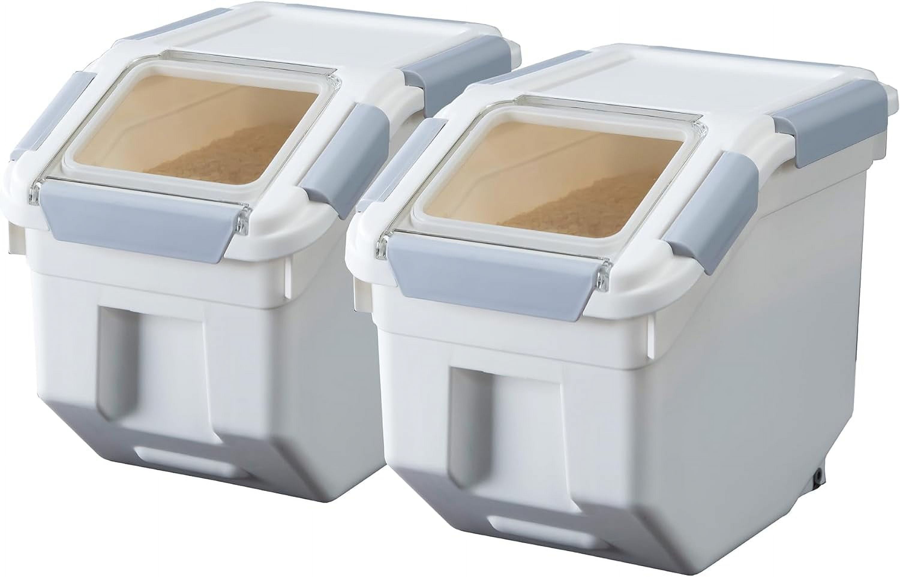 HANAMYA 8 Liter / 15 lbs Rice Storage Container with Measuring Cup, BPA ...