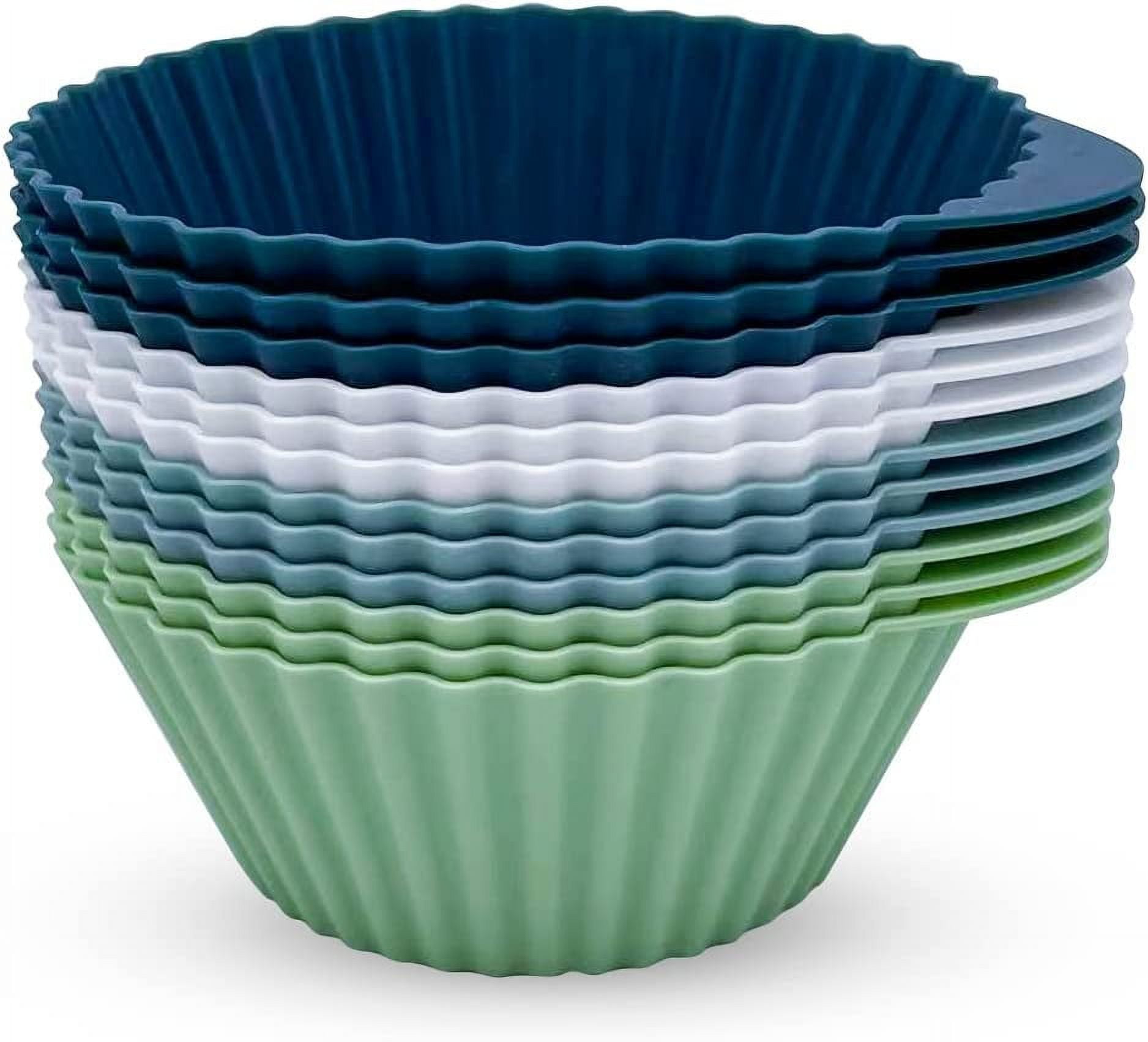 HANCELANT Reusable Silicone Baking Cups, Food Grade, Non-Toxic, BPA ...