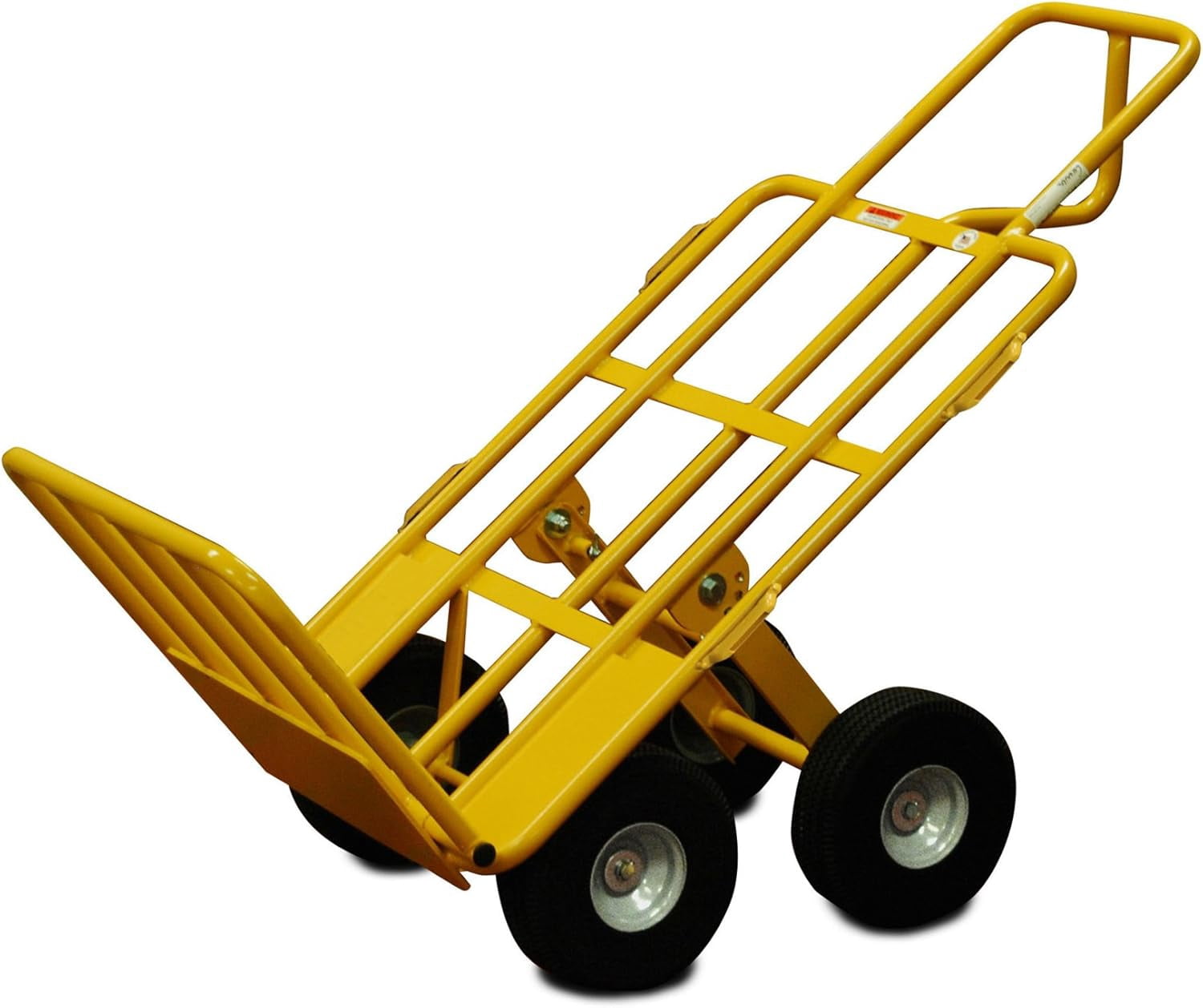 HAND CART 4 WHEEL with 750 lb Ccapacity and 10 inch Airless Wheels ...