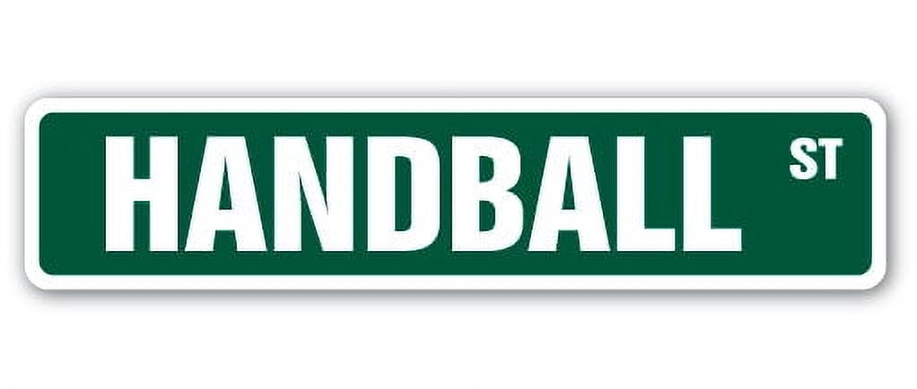 HANDBALL Street Sign gloves hand balls team player | Indoor/Outdoor ...