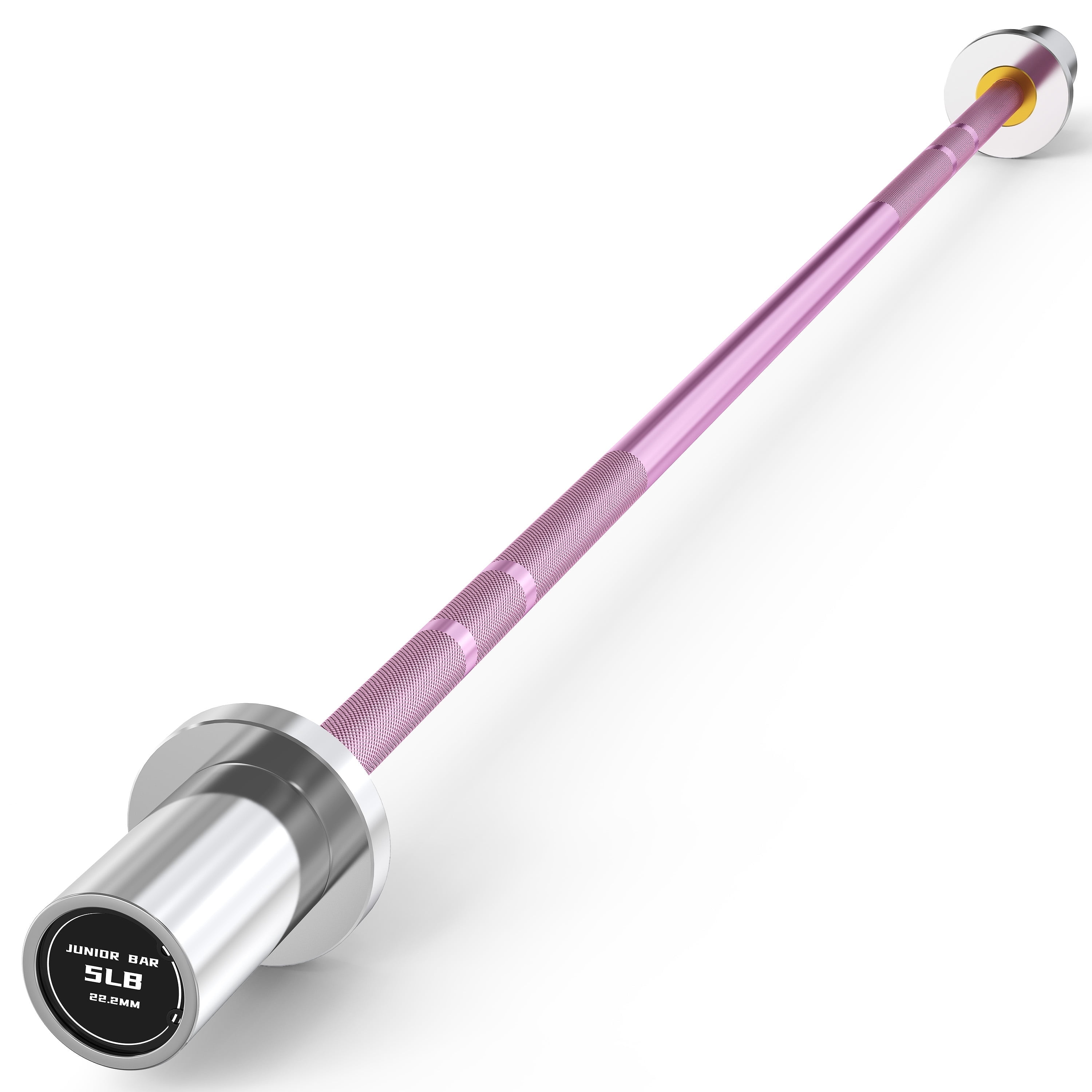 HANDBODE 5lb Mini Barbell, 4ft Short Barbell, Beginner Women ...