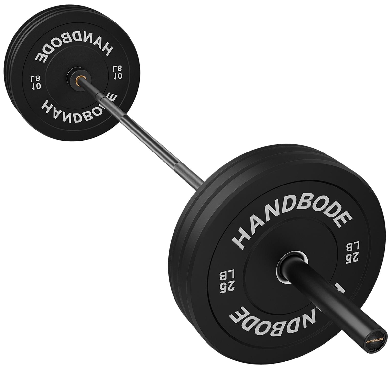 HANDBODE Bumper Plates, 110 lb Set Olympic Weight Plates, Rubber Bumper ...