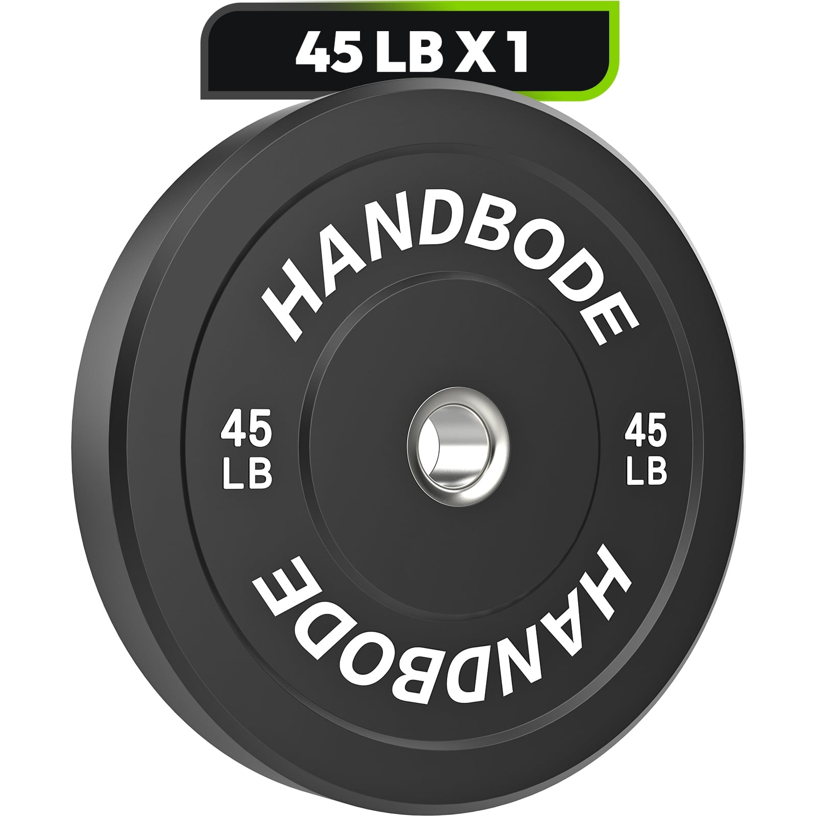 HANDBODE Bumper Plates, 45 lb Olympic Weight Plates, Rubber Bumper ...
