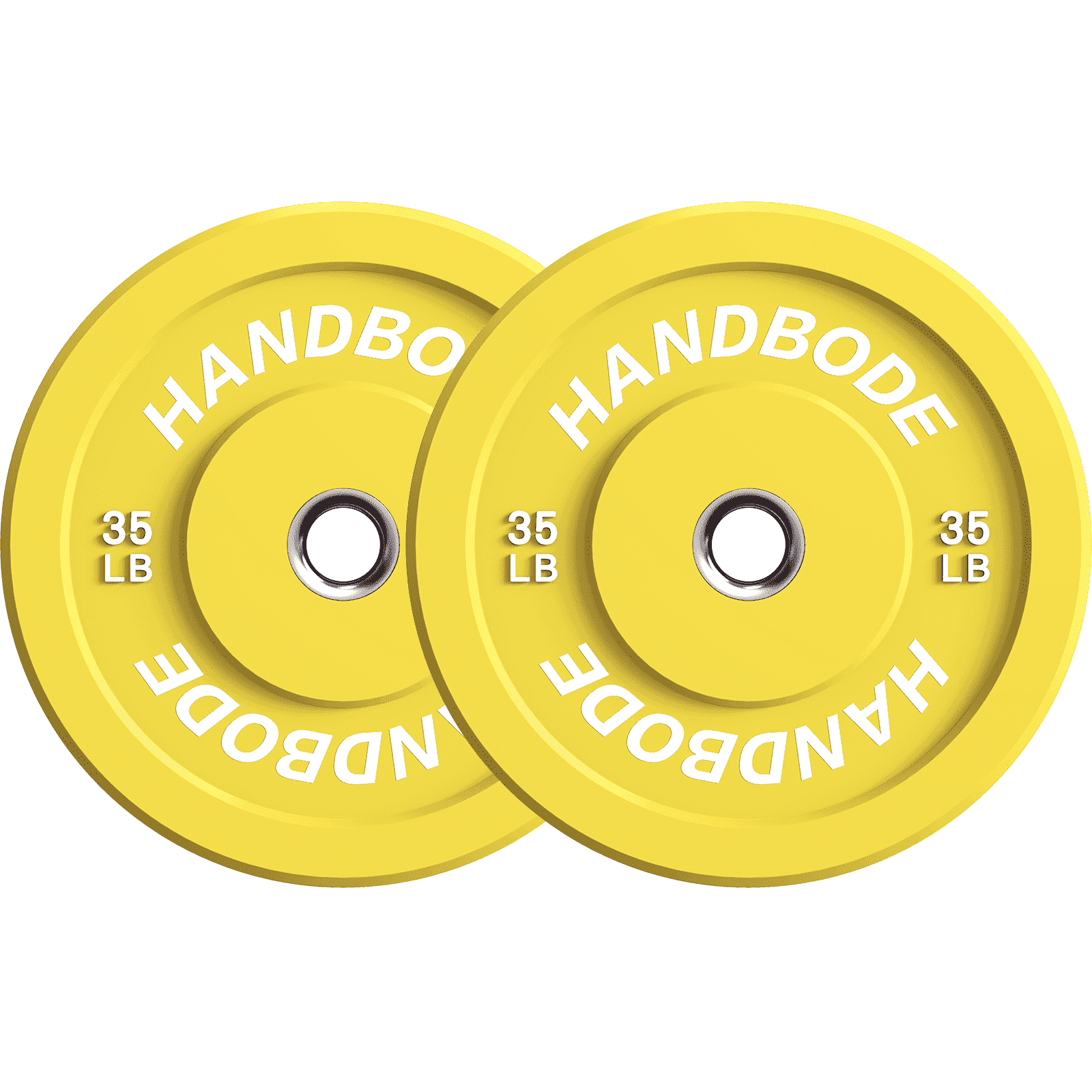 HANDBODE Bumper Plates Olympic Weight Plates, Colored Rubber plate for ...