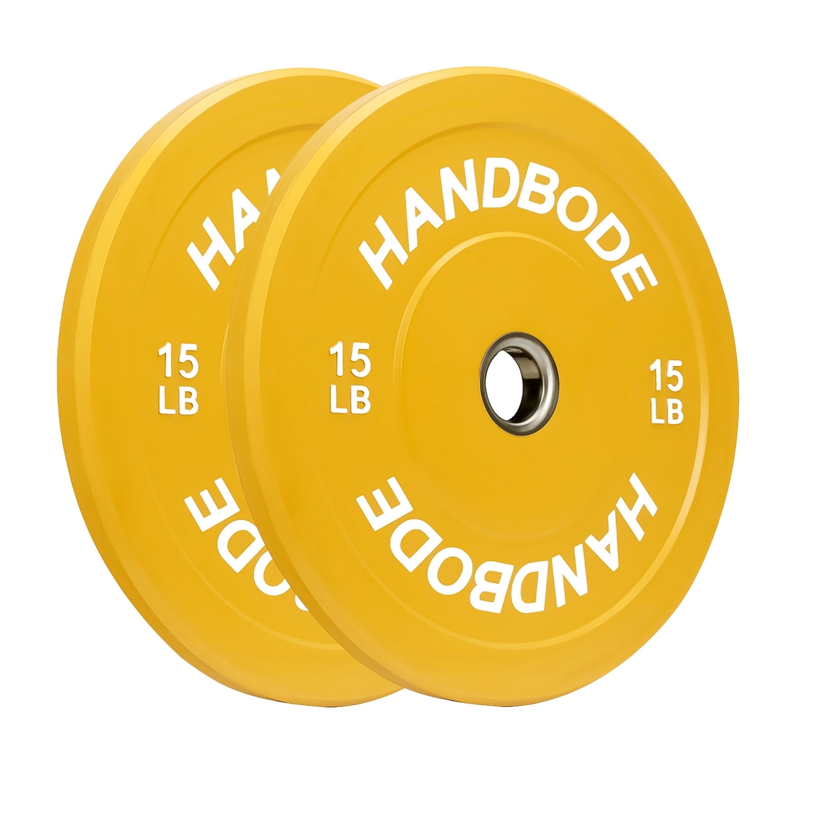 HANDBODE Bumper Plates Olympic Weight Plates, Colored Rubber plate for ...