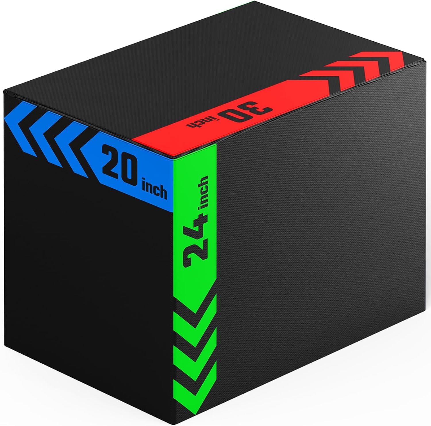 HANDBODE Heavy Foam Plyometric Box, Jumping Exercise Equipment Trainer ...