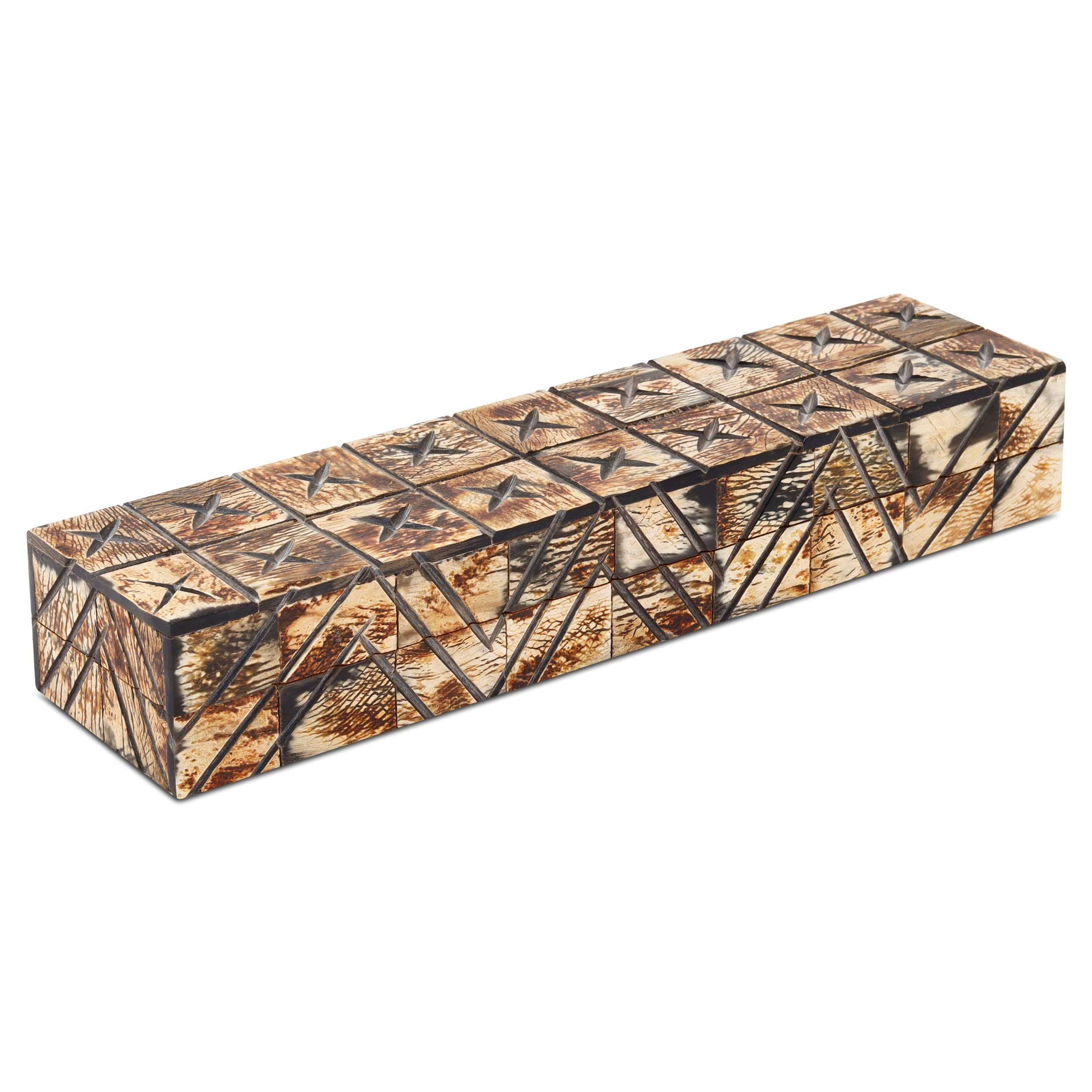 HANDICRAFTS HOME 10x2.5x1.5 Decorative Box Handmade Storage Organizer ...