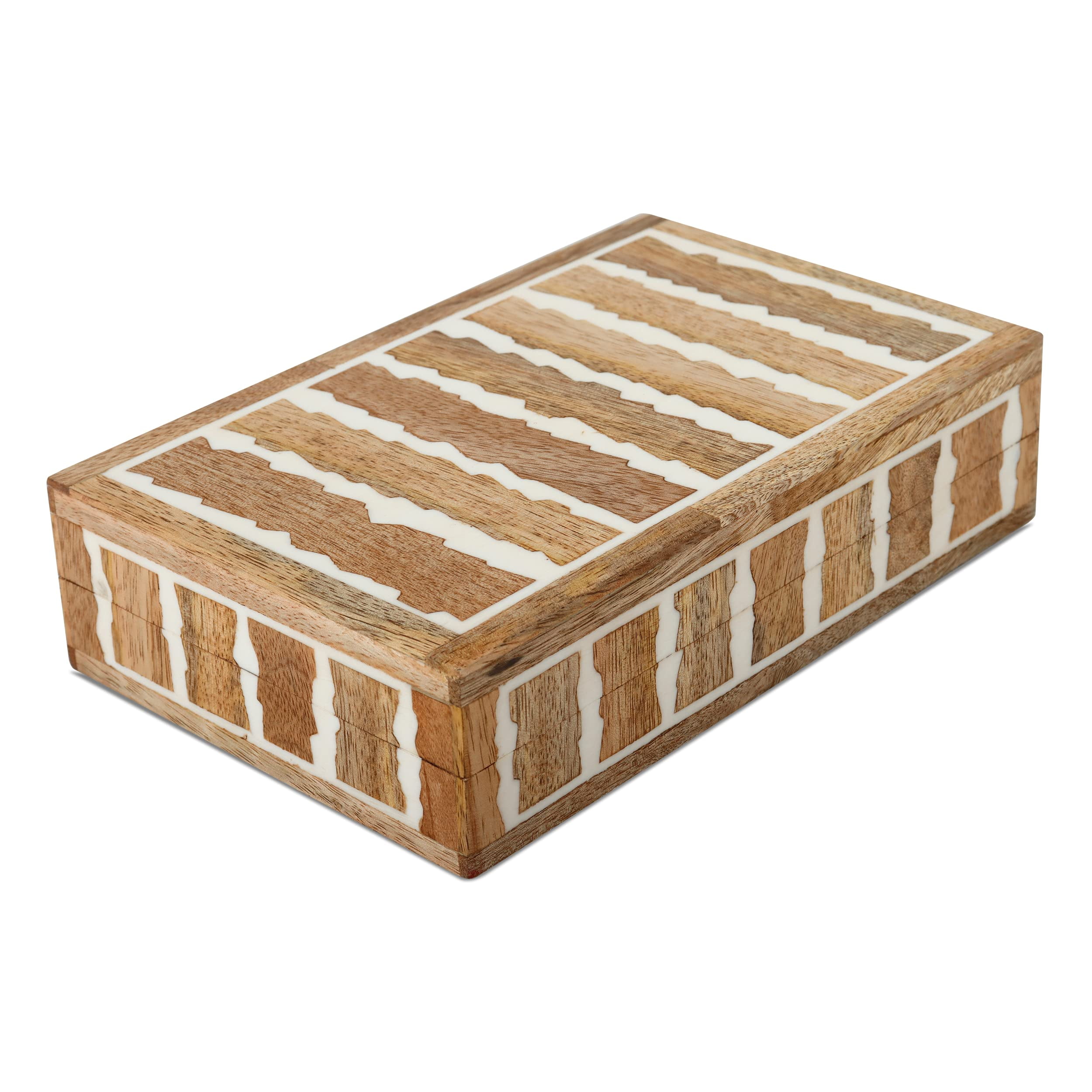 HANDICRAFTS HOME 8x5x2 Decorative Box Handmade Storage Organizer Boxes ...