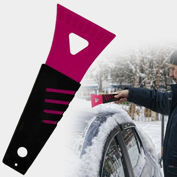 HANDIED Ice Scraper For Car Windshield 7 Inch Plastic Frost And Ice ...