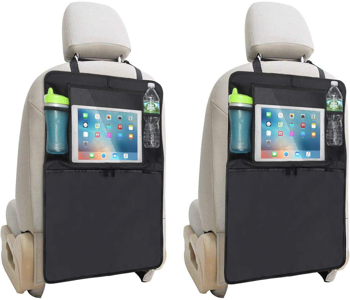 HANDIPRO Car Seat Back Protectors - Kick Mats with Car Backseat ...