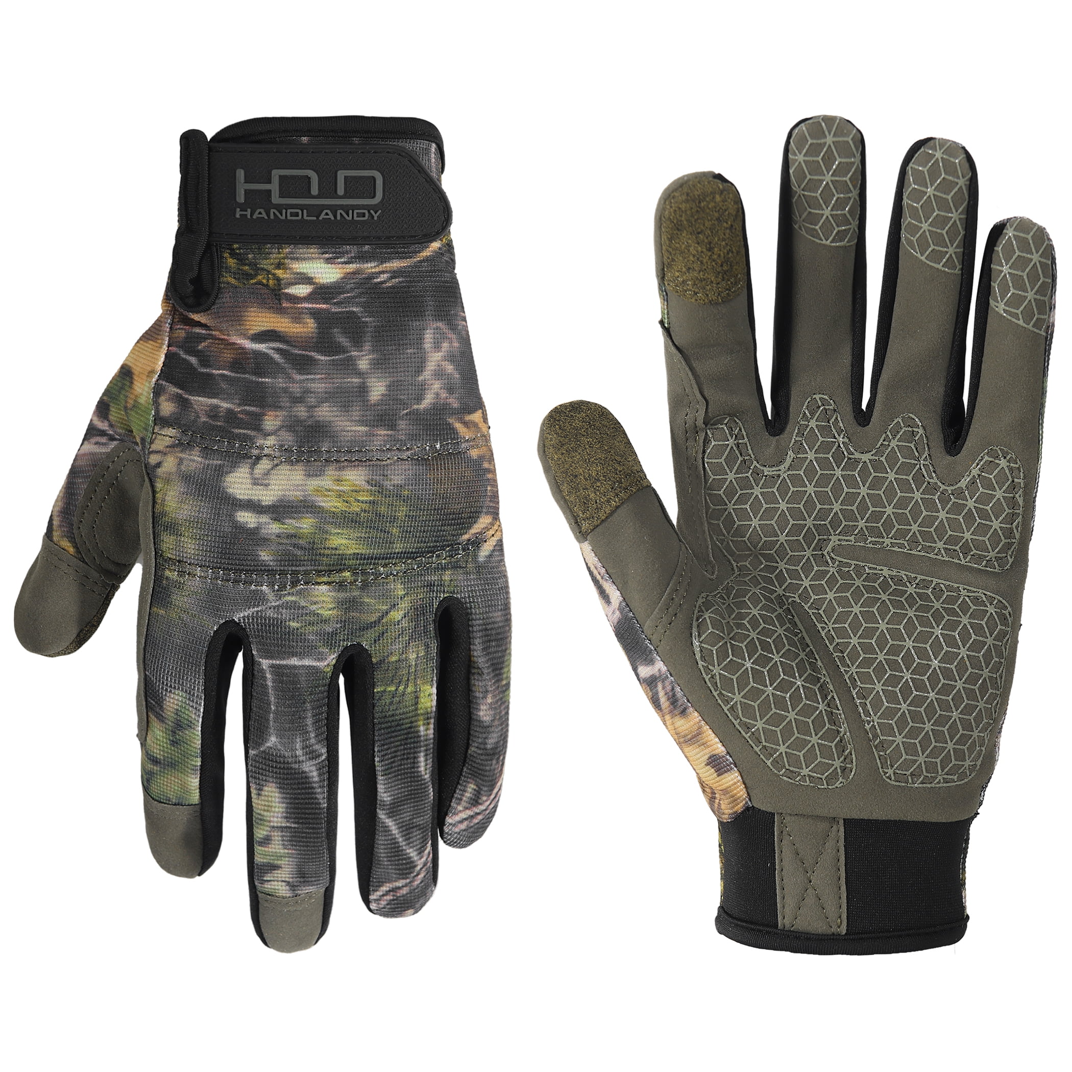 HANDLANDY Mens Work Gloves Touch screen, Utility Mechanic Gloves ...