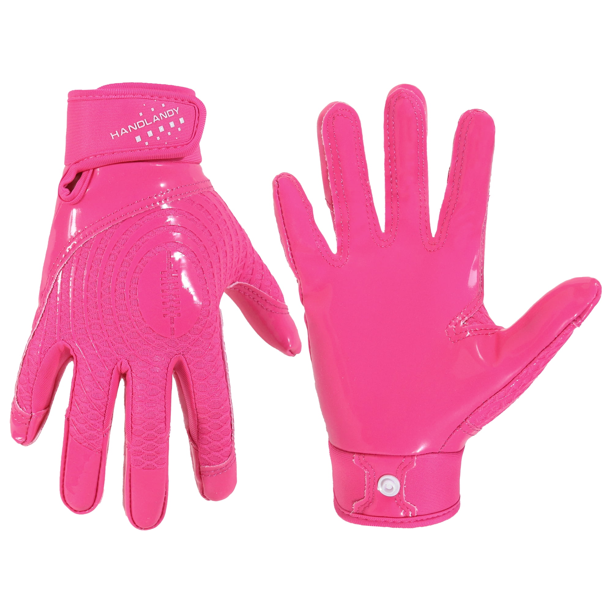 HANDLANDY Youth Football Gloves, Kids Sticky Receiver Gloves,Super Grip ...
