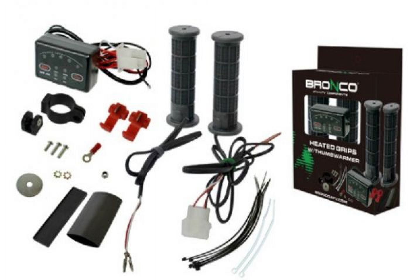 HANDLEBAR GRIP HEATER & THUMB WARMER SET 4 ZONE - Walmart.com