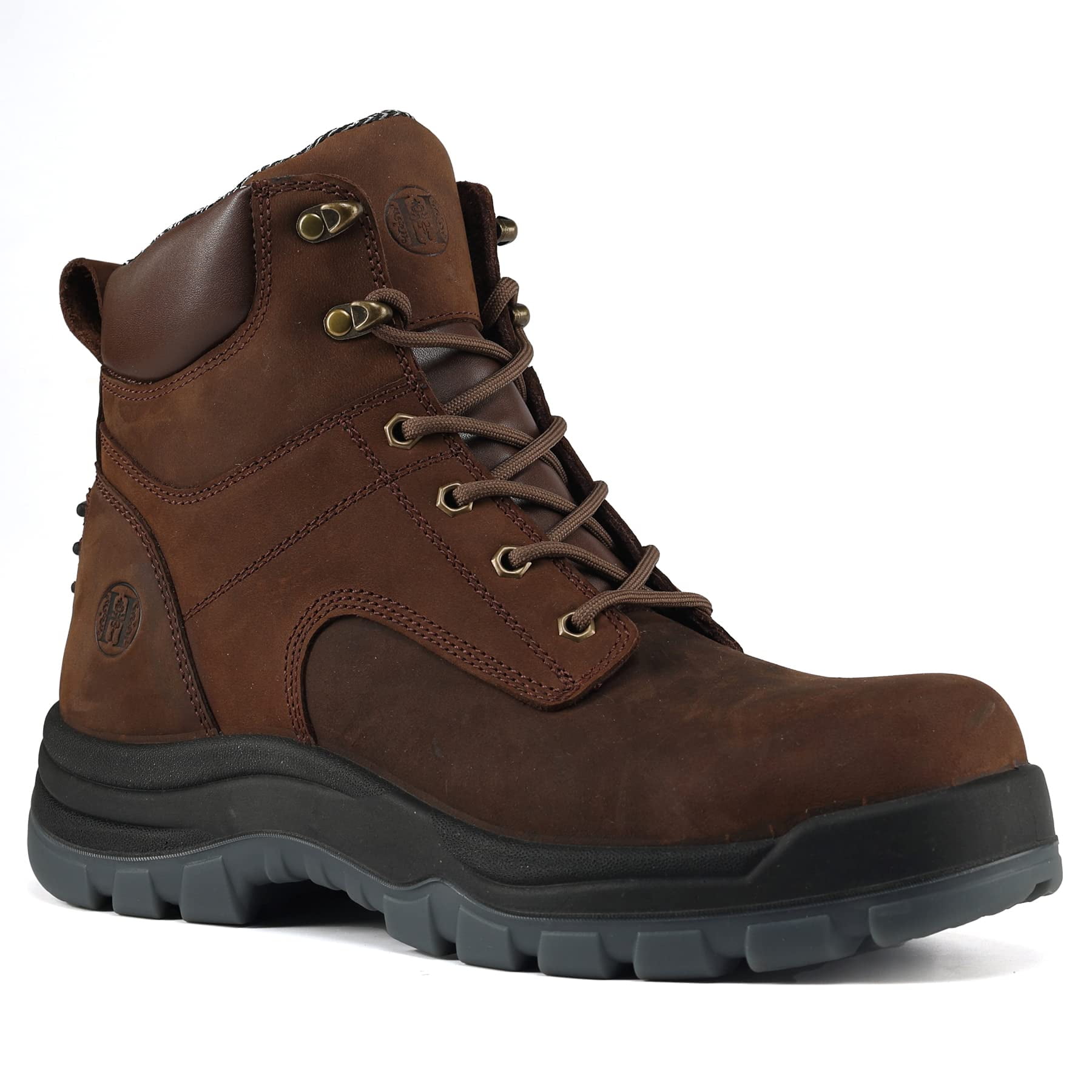 Soft Toe Work Boots HANDMEN Men's 6-Inch Work Boots - Lightweight Soft ...