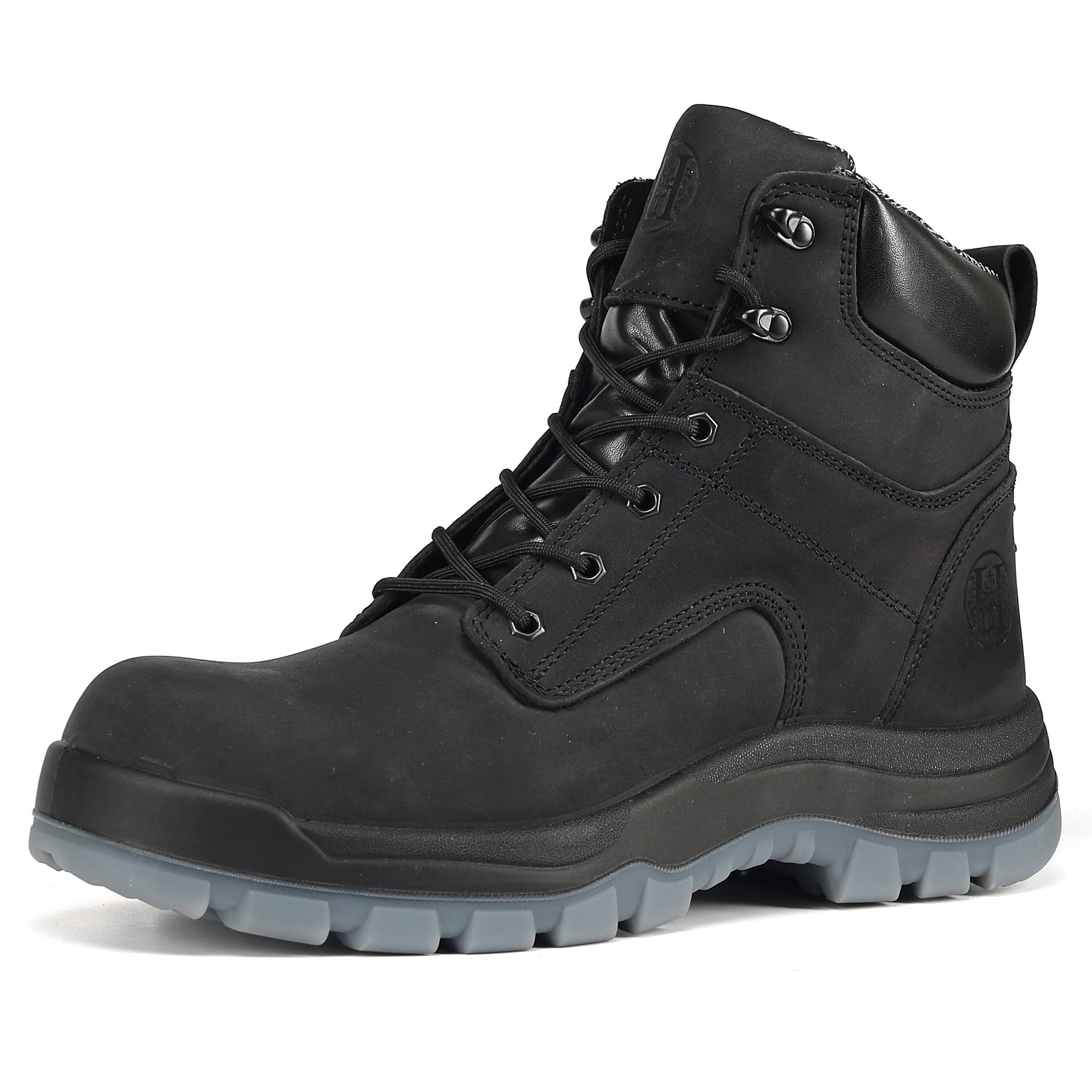 HANDMEN Mens Work Boots Soft Toe Waterproof Slip Resistant Anti ...