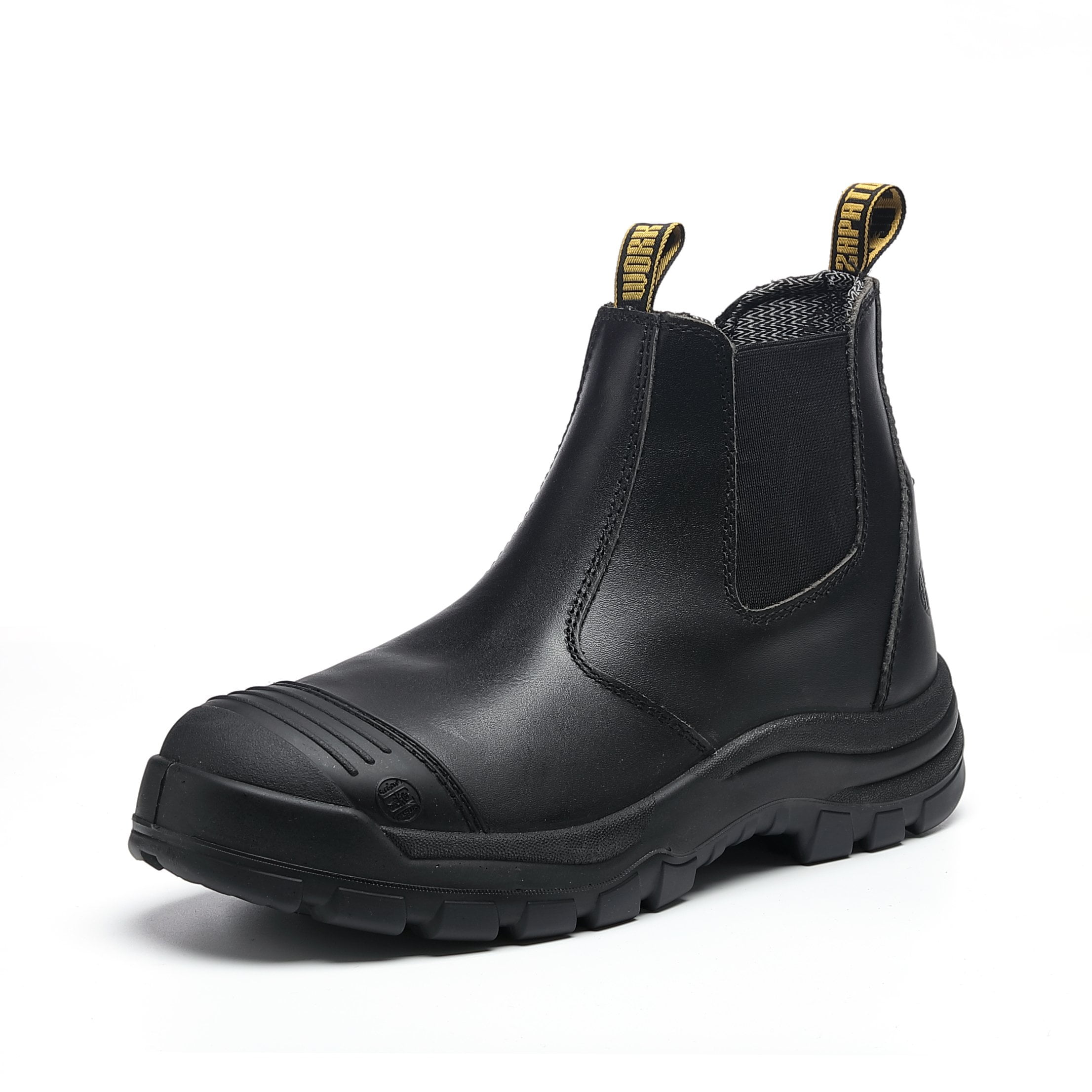HANDMEN Work Boots For Men, Steel Toe Waterproof Slip Resistant Anti ...