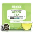 HANDPICK, Organic Green Tea Bags (100 Count), NON-GMO, USDA Organic ...