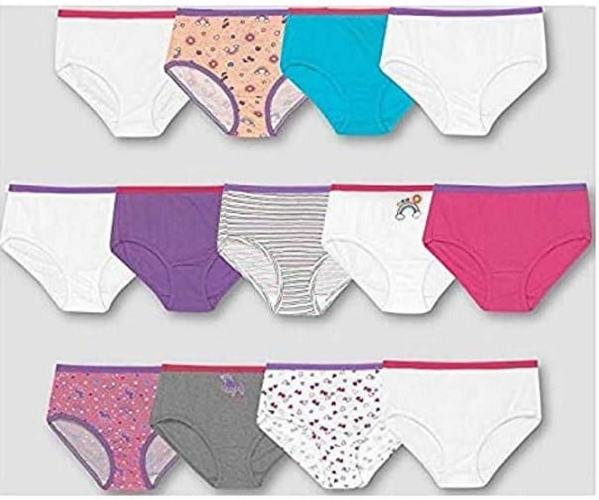 HANES 13 PACK GIRLS TODDLER TAGLESS BRIEFS - Walmart.com