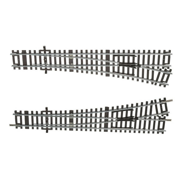 HANFLY HO Scale Left/Right Turnout Track (WL/WR) – 15° Diverging Angle ...