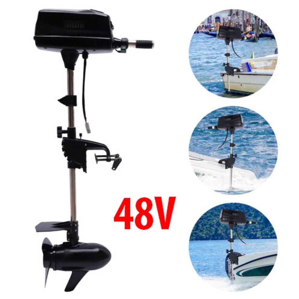 HANGKAI 48V 8 HP Electric Outboard Motor Boat Engine 2200W Brushless ...