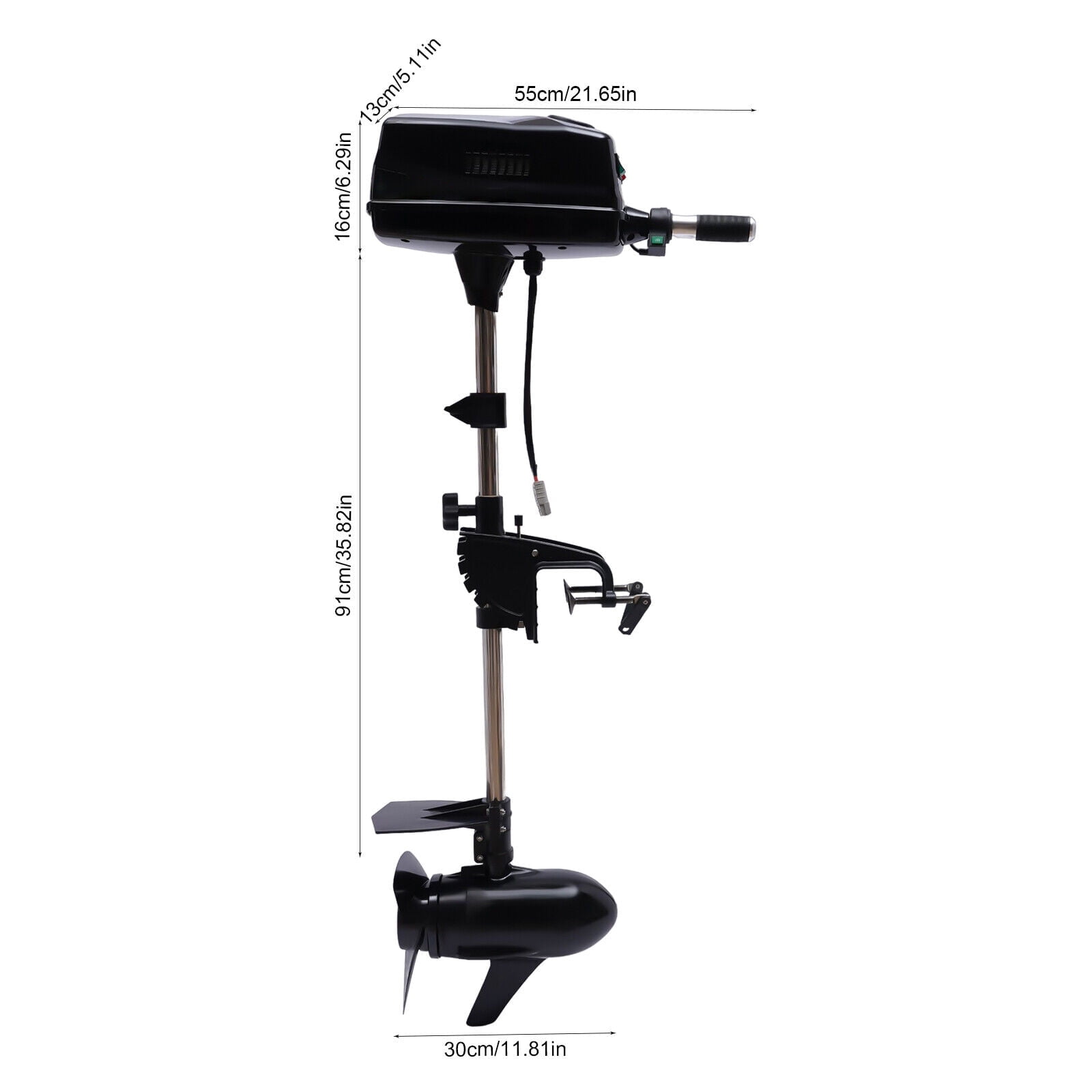 HANGKAI 48V Outboard Trolling Motor Boat Electric Boat Engine 2200W ...