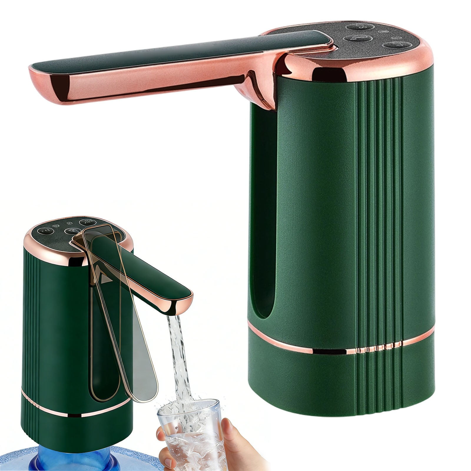 HANHANRON Water Dispenser，Rechargeable Electric Water Jug Pump ...