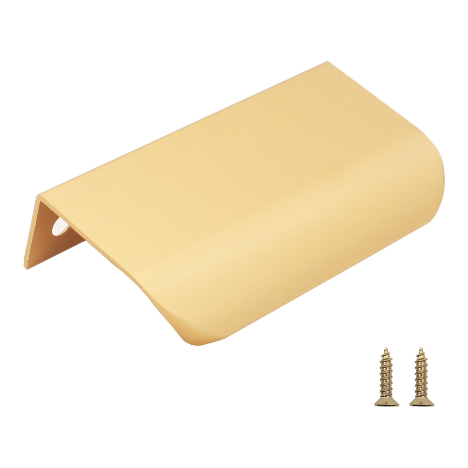 HANIHUA 25 Pack Modern Kitchen Cabinet Handles, Gold Finger Pulls for ...