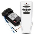 HANKINSTONE Universal 3-Speed Ceiling Fan Remote Control Kit, Downrod ...