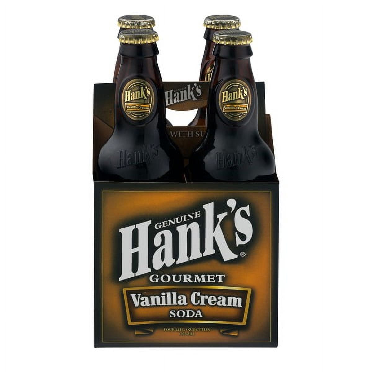 Hanks: Gourmet Soda Vanilla Cream 4 Pack, 48 Fo - Walmart.com