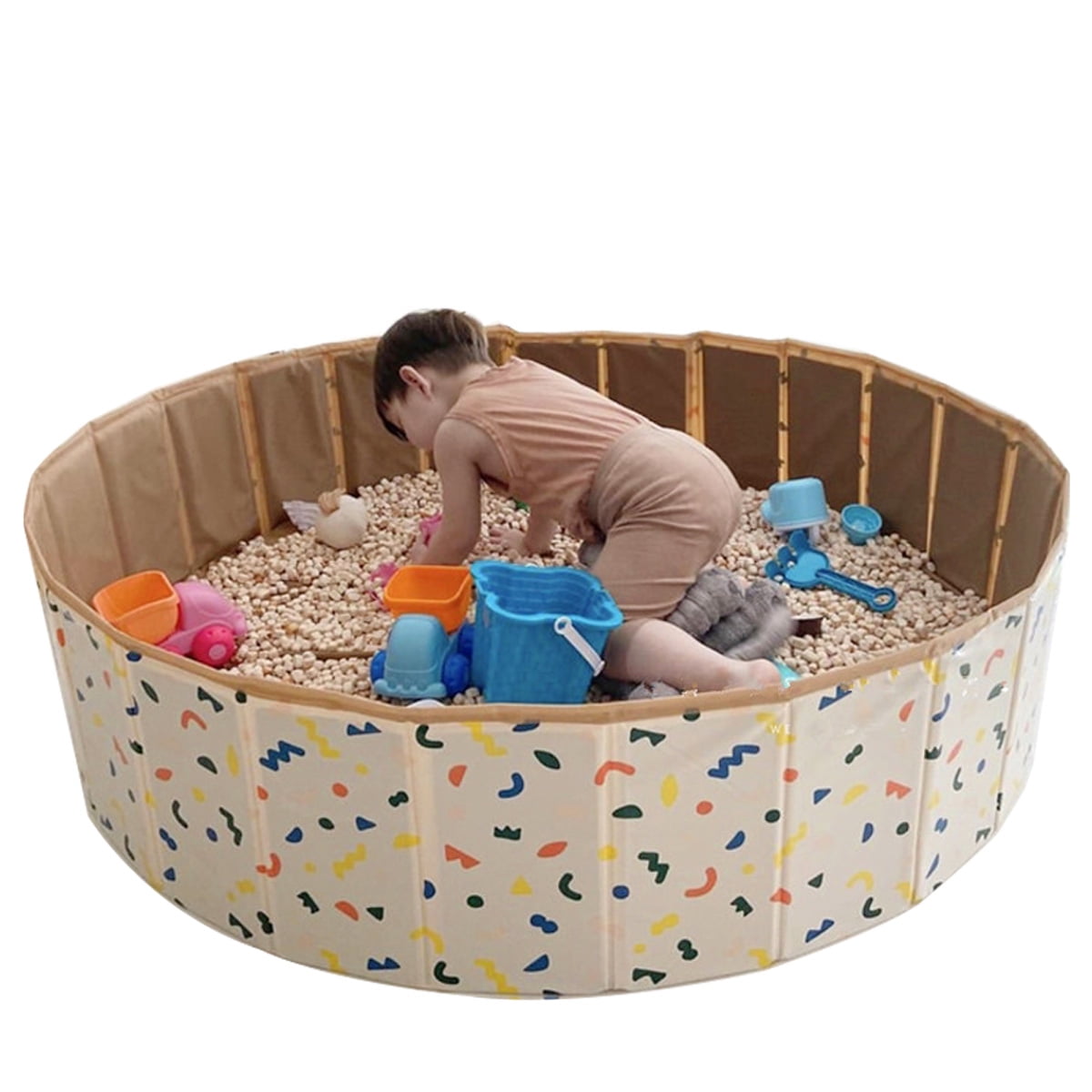 HANMUN Foldable Dog Pool Portable Kiddie Pool, Dog Swimming Pool ...