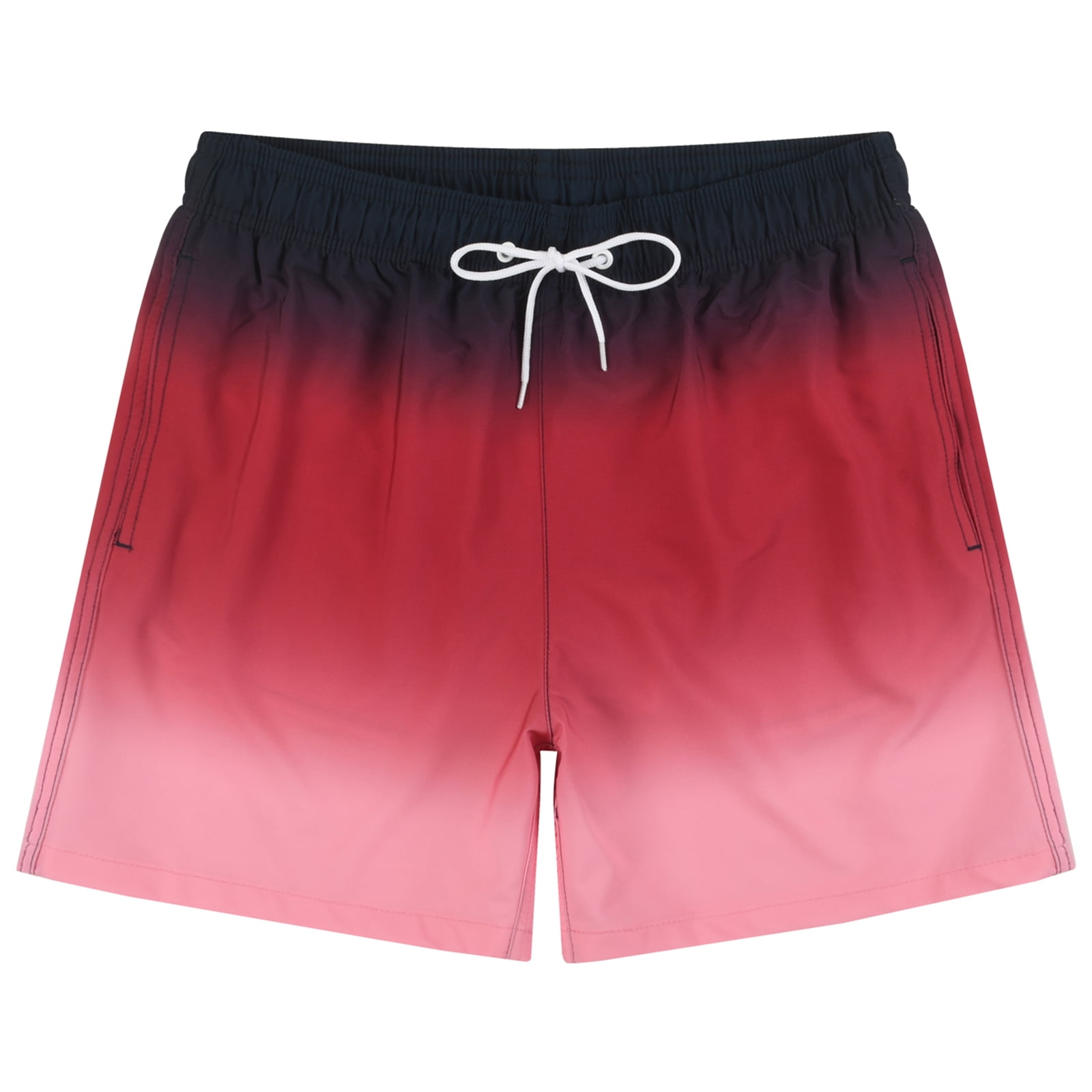 HANMUN Men's Swim Trunks Short Quick-Dry Beach Swimming Shorts, Color ...