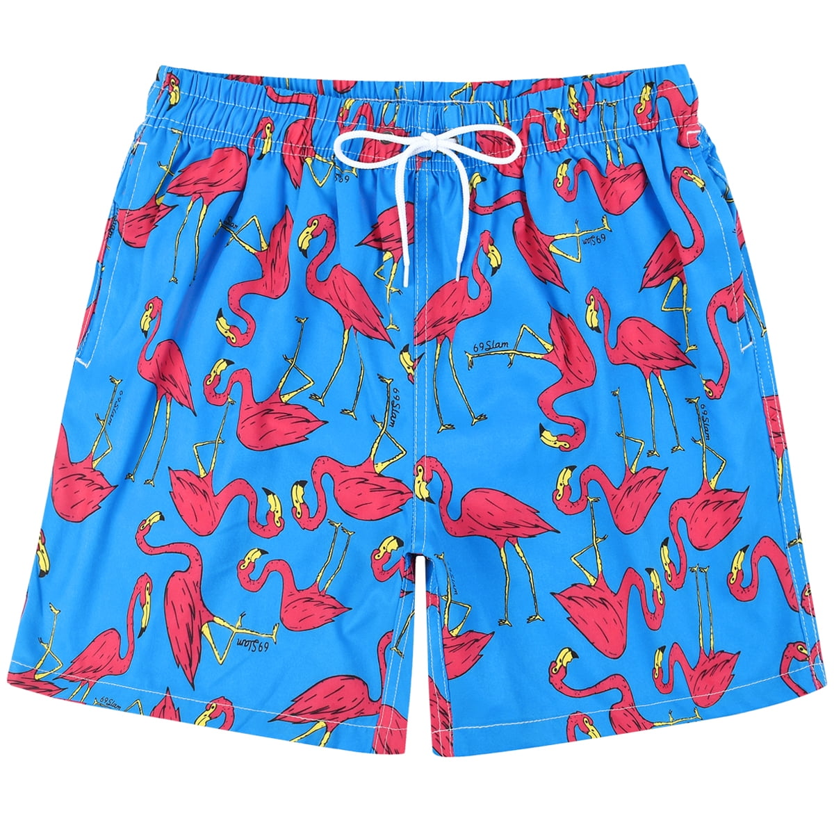 HANMUN Mens Swim Trunks Quick Dry Swim Shorts with Mesh Lining Funny ...