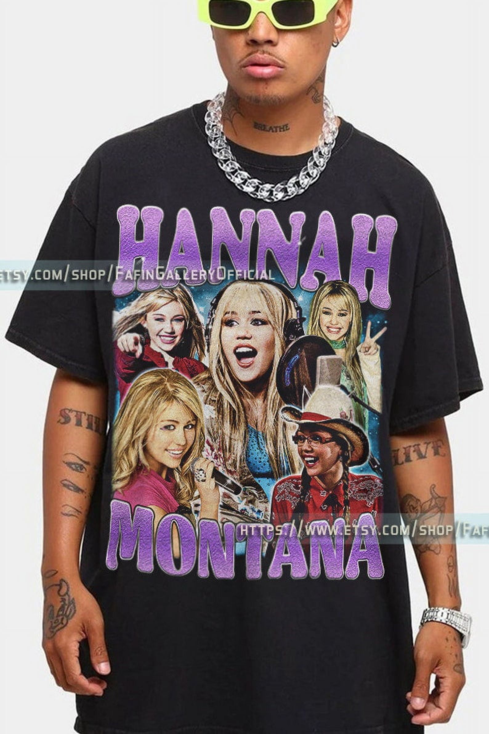 HANNAH MONTANA Shirt, Hannah Montana Fan Tees, Hannah Montana Homage ...