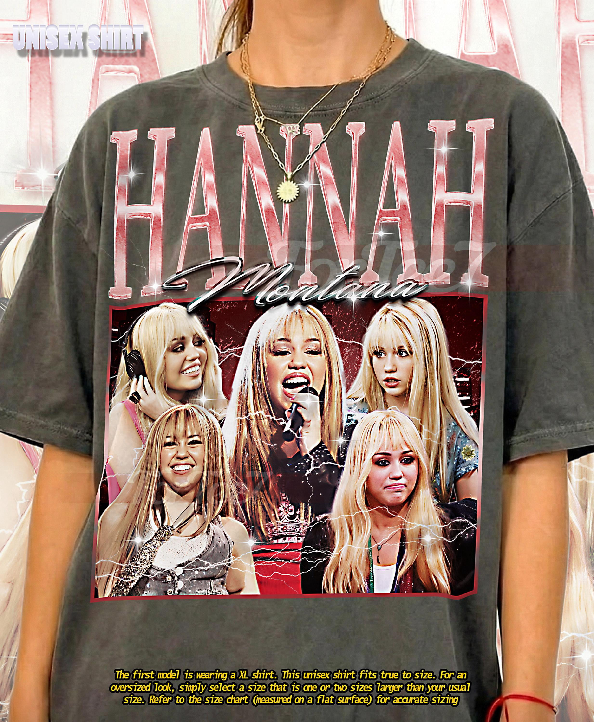 HANNAH MONTANA Shirt, Hannah Montana Homage Tshirt, Hannah Montana Fan ...