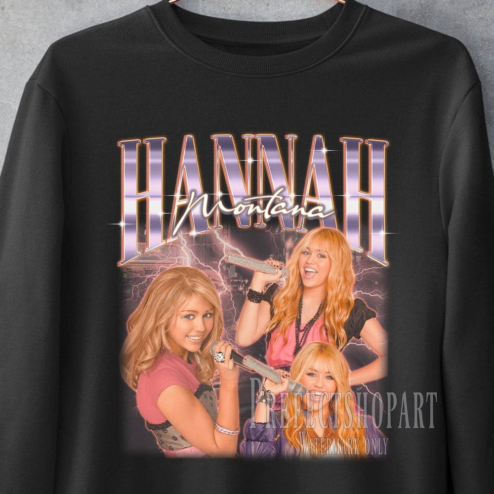 HANNAH MONTANA Sweatshirt, Hannah Montana Homage Sweater, Vintage ...
