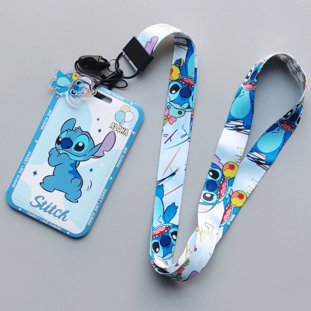 HANNTAOO Anime Cartoon Stitch Hard PVC Bus Pass Card Case - ID Badge ...