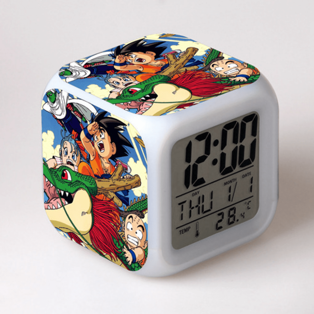 HANNTAOO LED Alarm Clock Dragon_Ball Pattern Creative Desk Table Clock ...