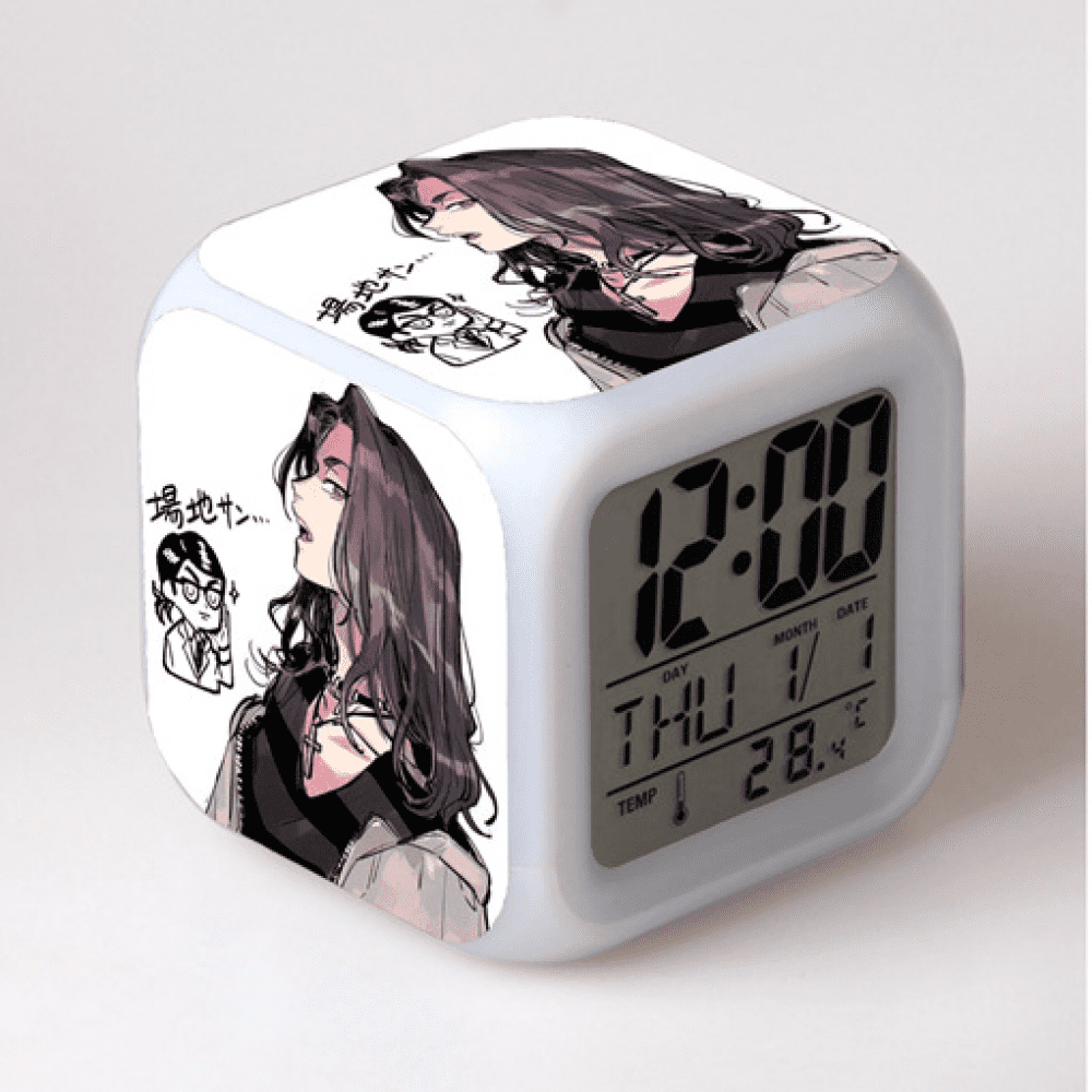 HANNTAOO LED Alarm Clock Tokyo Revengers Pattern Creative Desk Table ...