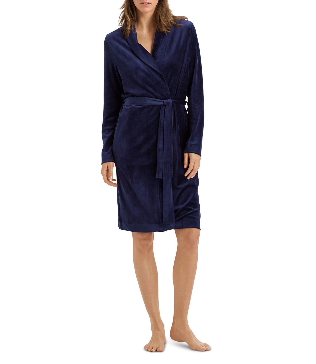 HANRO Womens Velour Wrap Robe - Walmart.com