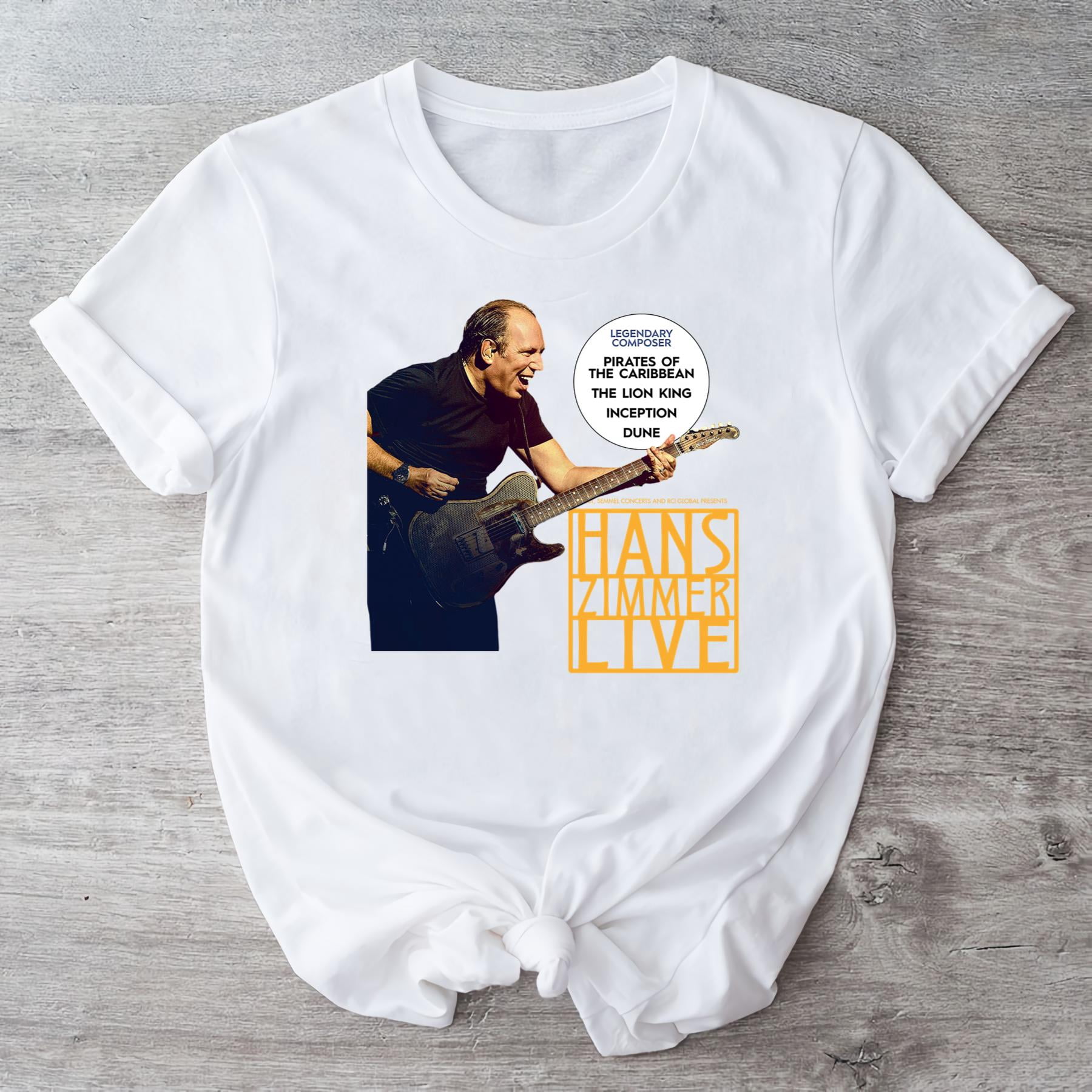 HANS ZIMMER LIVE NORTH AMERICA TOUR 2024, HANS ZIMMER TOUR, UNISEX TEE ...
