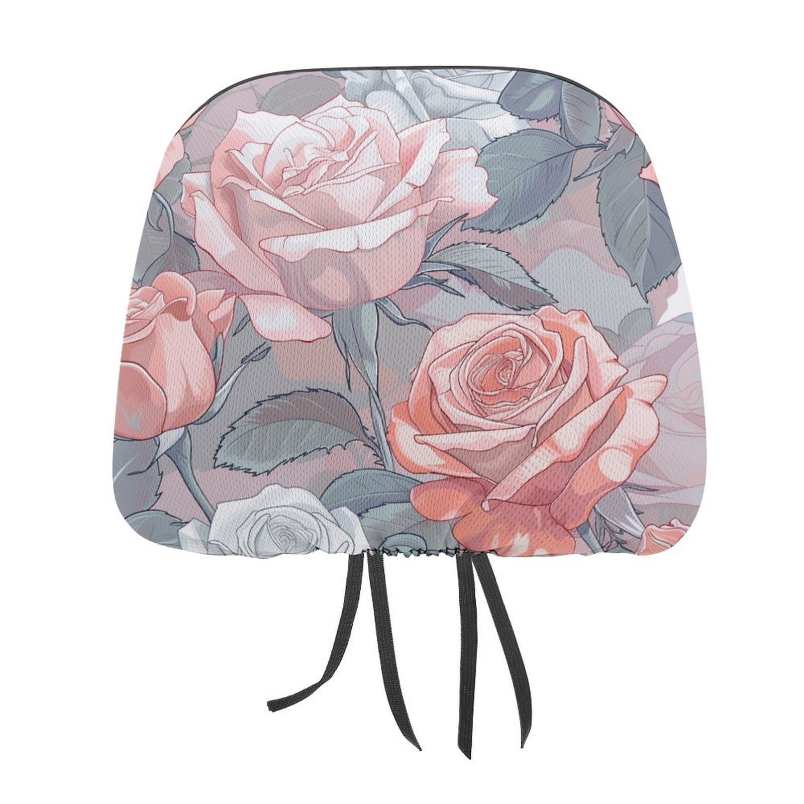 HANSHB Car Seat Headrest Covers, Universal Car Seat Head Rest Protector ...