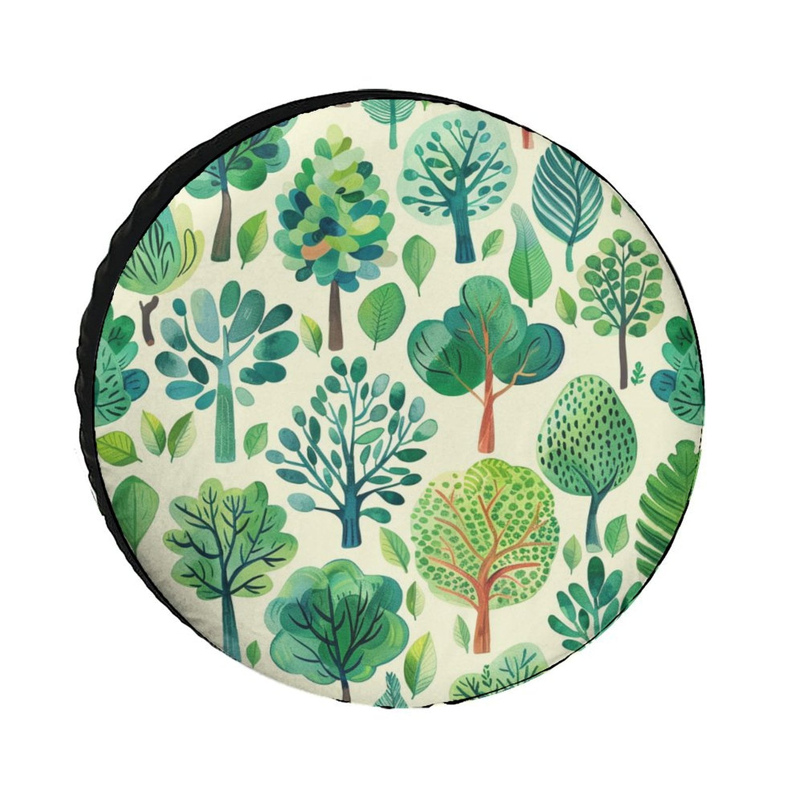 HANSHB Summer Tree-1270 Spare Tire Cover, Camper Wheel Covers, Water ...