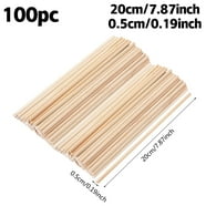 Wood Craft Dowel Sticks, Natural, 12-Inch, 10-Count - Walmart.com