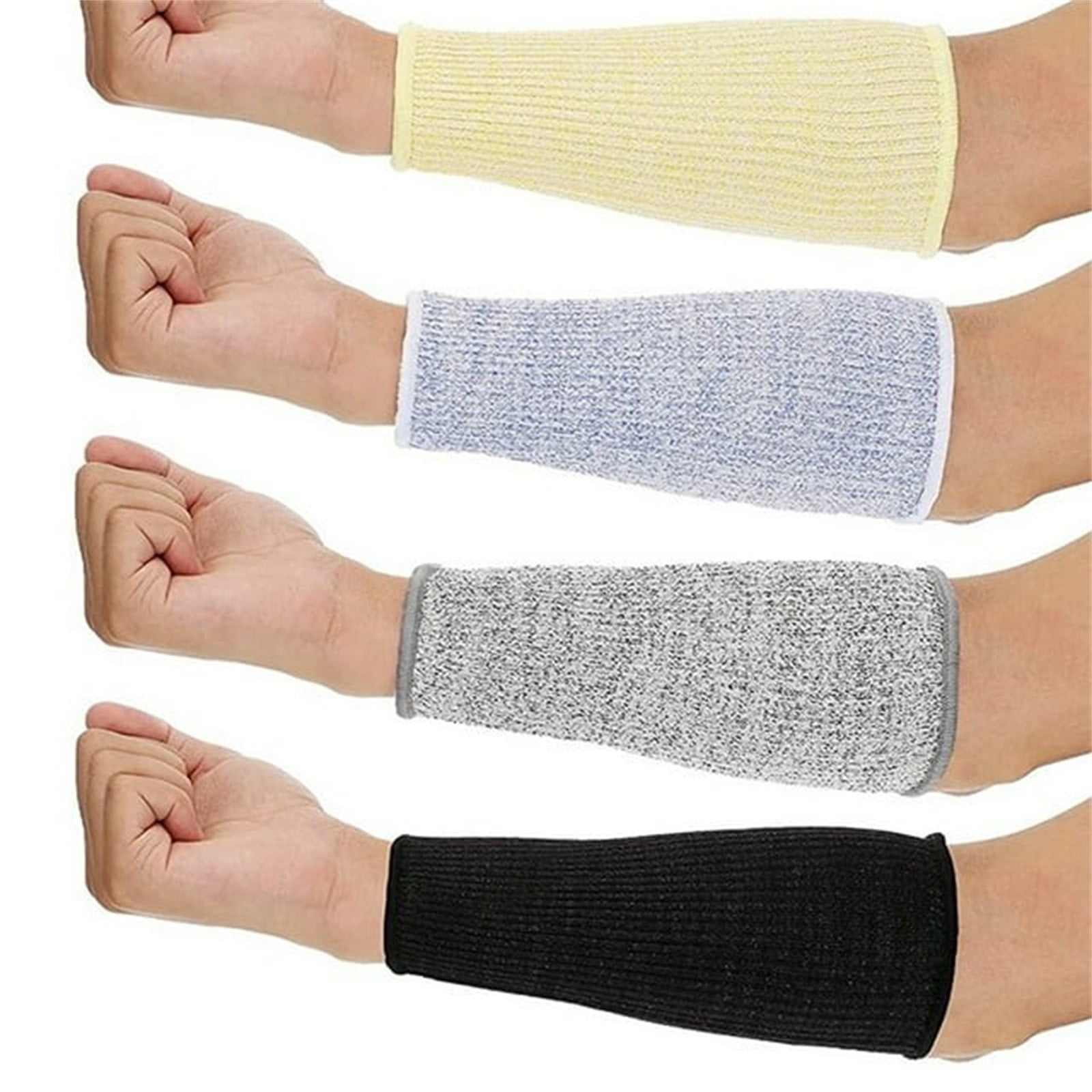 HANXIULIN 4 Pair Cut and Burn Sleeves Arm Sleeves Forearm Protectors ...