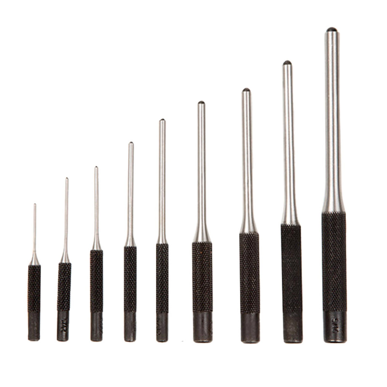 HANXIULIN 9Pc Steel Roll Pin Punch Set In Roll Up Case Gunsmithing ...