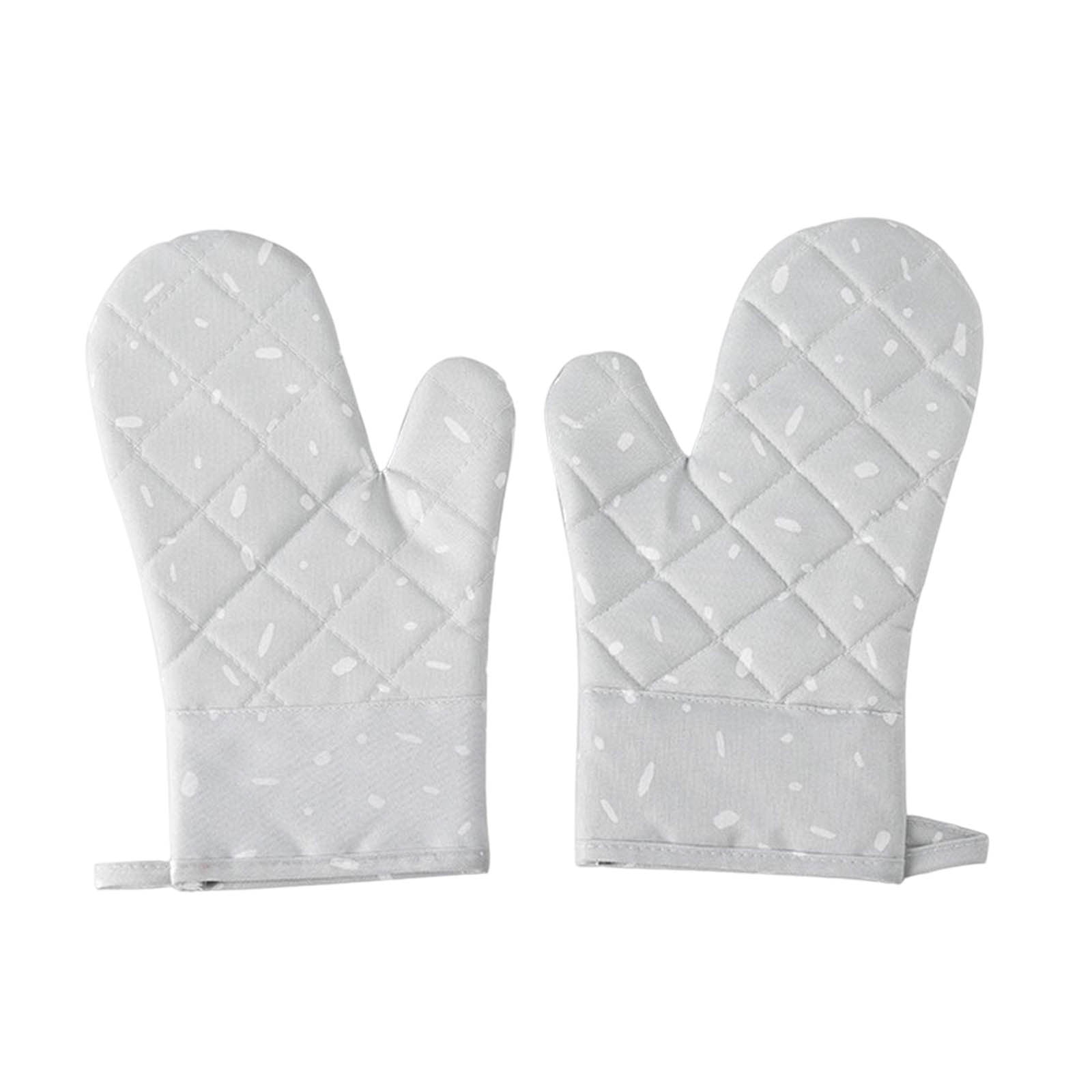 HANXIULIN Set Of 2 Oven Mitts Kitchen Microwave Mitts Heat Oven Mittens ...