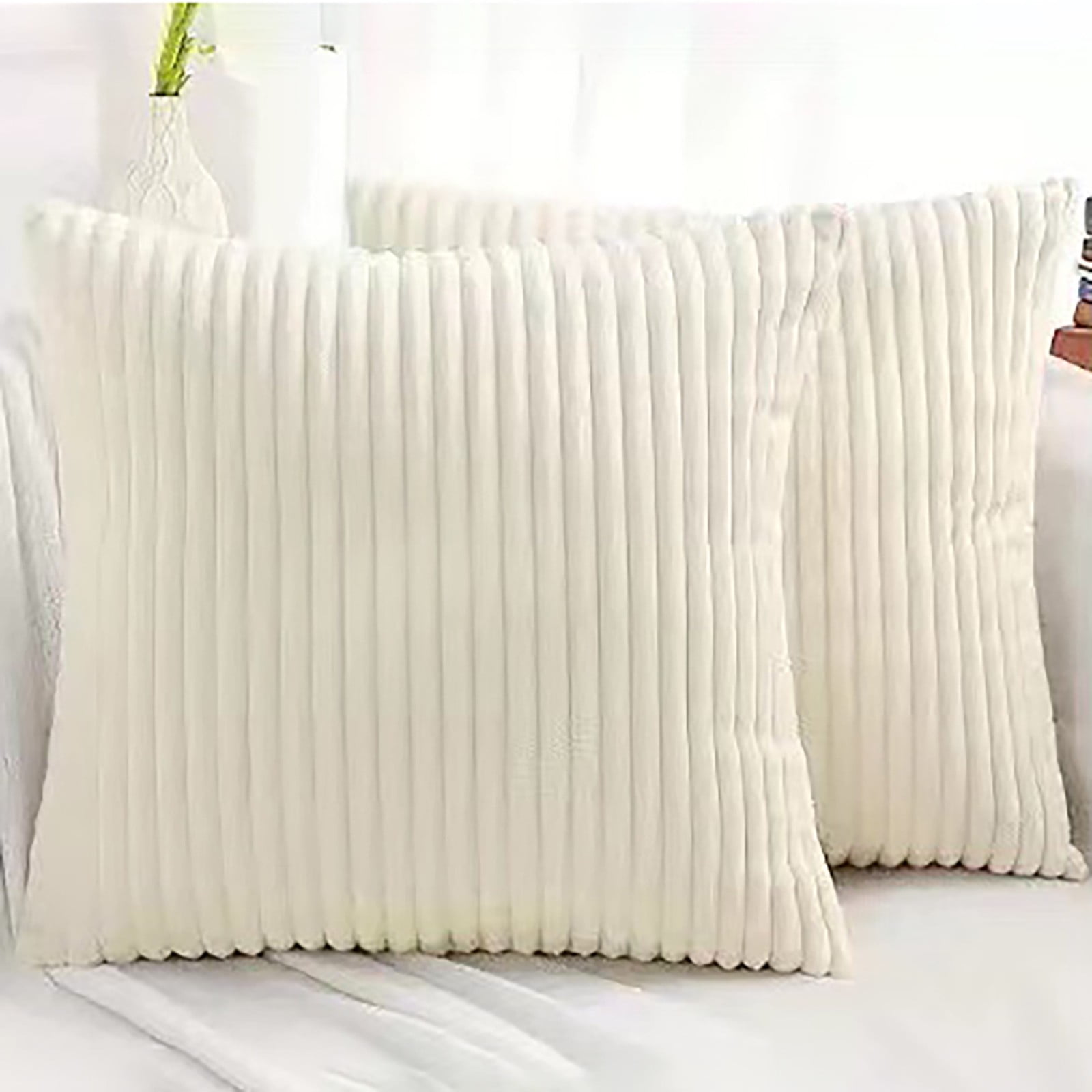 HANXIULIN Soft Corduroy Striped Velvet Rectangle Decorative Throw ...