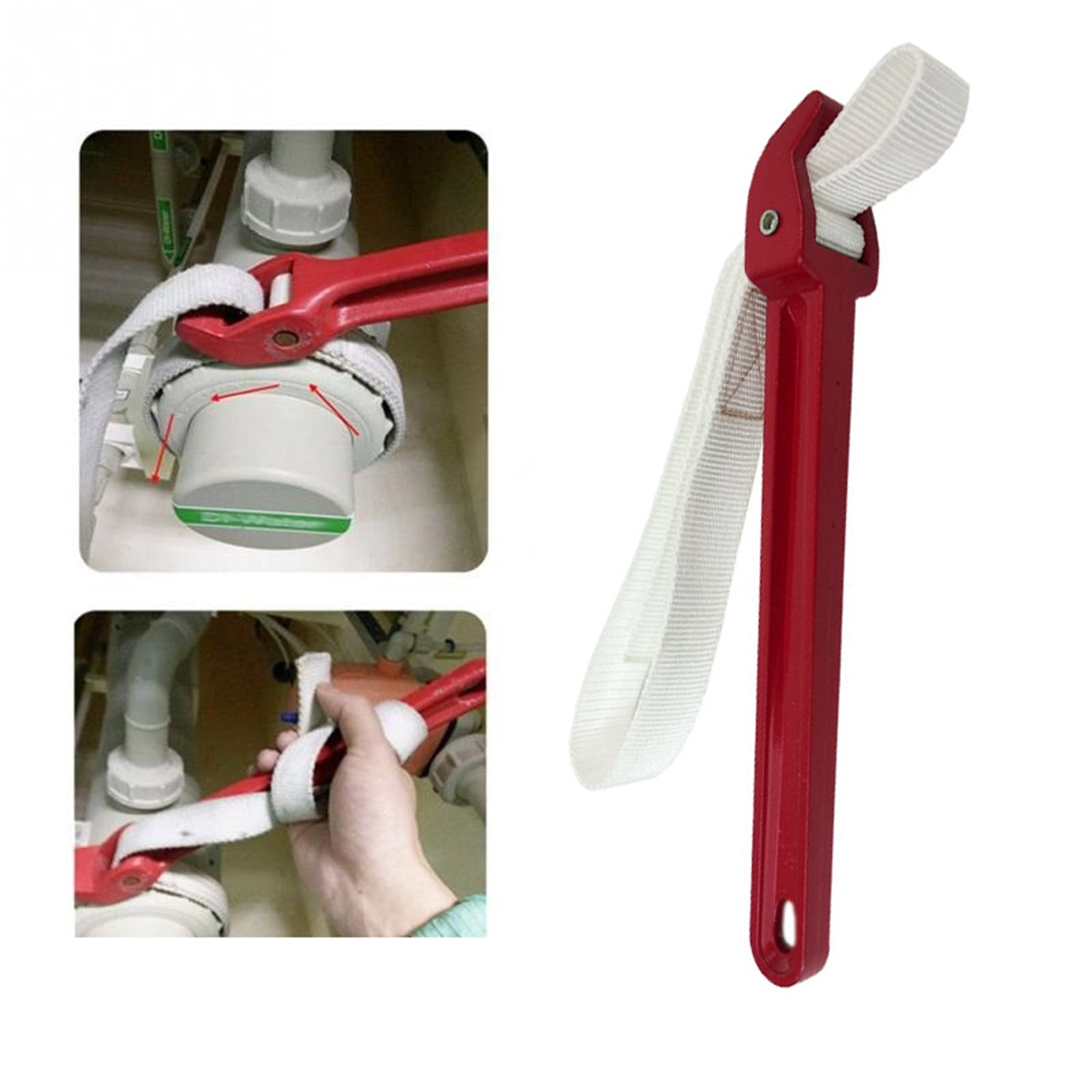 HANXIULIN Standard Strap Wrench 12'' Universal Oil Filter Strap 82cm ...